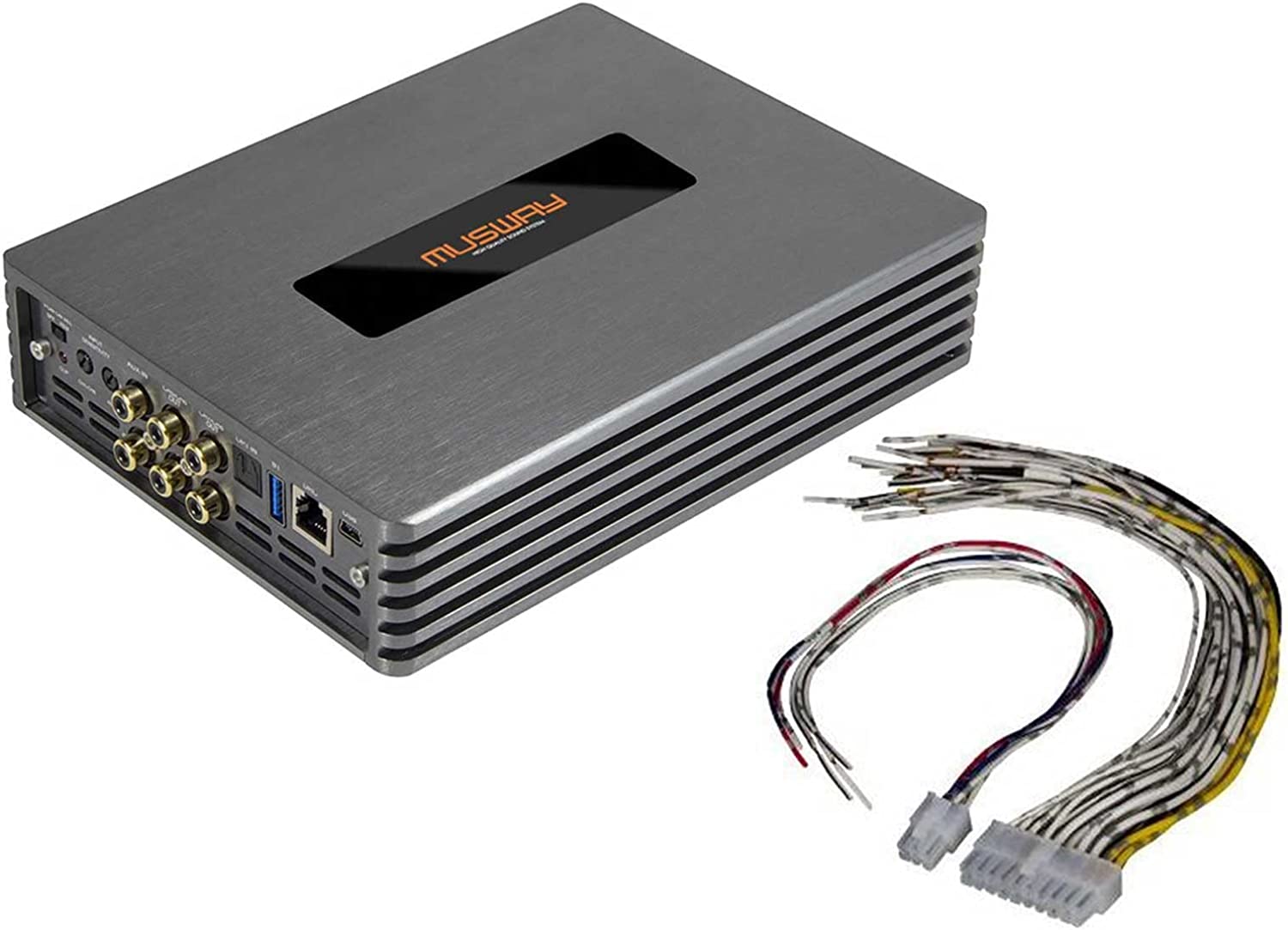 Musway M4+v3-EVO 4-KANAL CLASS D VERSTÄRKER MIT 8-KANAL DSP 540 Watt RMS